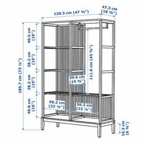 Jual Pesanan Lemari Pakaian/ Rak Hias Kayu Jati Minimalis Modern ...