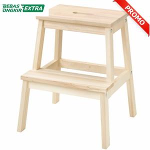 Jual ORI Bangku Kayu Aspen Kuat Kokoh Minimalis Dua Undakan 50cm - Kota ...