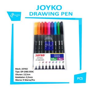 Jual JOYKO DRAWING PEN SET DP-298S 059C 9 WARNA [ SET ] - Jakarta Utara ...