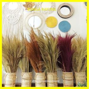Jual Dried flower Long grass 100cm, Bunga kering Rayung isi 10 - 12 ...