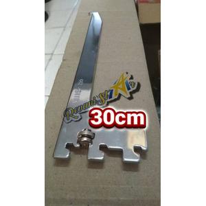 Jual 30cm Siku rak kaca daun bracket braket penyangga rak kaca ...