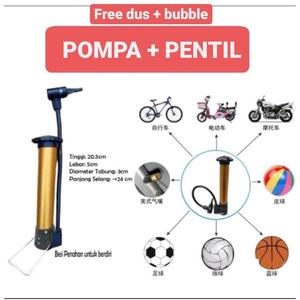 Jual OT41 pompa angin mini portable bola basket voli tangan - Jakarta ...