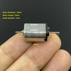 Jual Small Mini Dual Shaft N20 DC Motor 6V 9V 12V High Speed PTSent ...