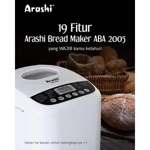 Jual Arashi Digital Bread Maker Electric - Alat Mesin Pembuat Roti ABA 2005 - Kota Surabaya ...