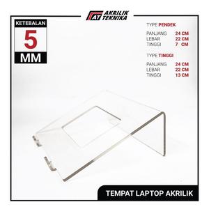 Jual STAND / DUDUKAN / TEMPAT LAPTOP AKRILIK / ACRYLIC TRANSPARAN 5MM ...