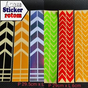 Jual stiker panah line reflective fosfor buat box SHAD KAPPA KMI SIDE ...