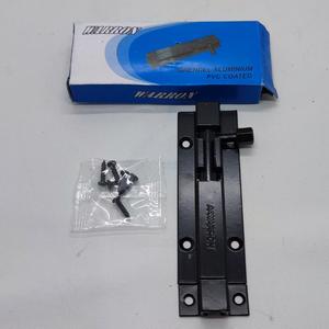 Jual grendel jendela pintu aluminium pvc coated 4 inch - 4" Hitam ...