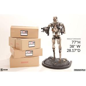 Jual Sideshow T-800 Endoskeleton Terminator Life Size 1/1 Statue ...