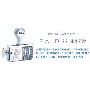 Jual Stempel Shiny S-70 S70 (Office Stamp - Tanggal) - Jakarta Pusat ...