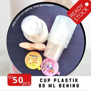 Jual CUP BENING 60 ML / gelas untuk es / home industri cup es krim ...