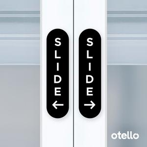 Jual Otello Label Sticker Slide Geser Rounded Classic Sign Acrylic Kayu ...
