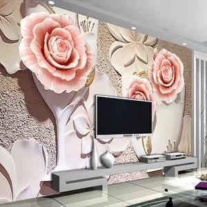 Jual Wallpaper 3D Custom Motif Bunga Visual Timbul Relief - Jakarta ...