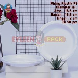 Jual Piring Plastik Besar TYPE P9 Isi 50 Pcs - Jakarta Pusat - Eyleen ...