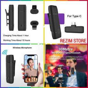 Jual Mic Microphone Type C Wireless Microphone USB Type-C - mik ...