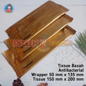 Jual Tissue Basah Restoran Sachet Tisu Restaurant Antibacterial Wet ...