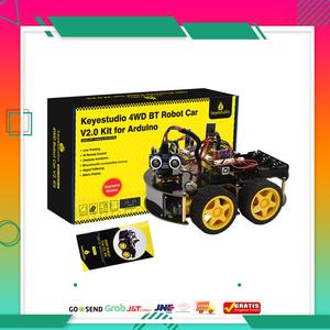 Jual Keyestudio 4WD Multi BT Robot Car Kit Upgraded V2.0 W/LED Display ...