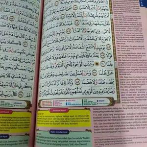 Jual Tajwid Besar Quran Warna Al Rainbow Ukuran -Al A4 Rafi Ar Terjemah ...