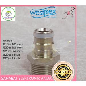 Jual WESTPEX MALE STRAIGHT (EXPANDER COPPER) S16 S20 S25 PIPA PEX 16 20 ...
