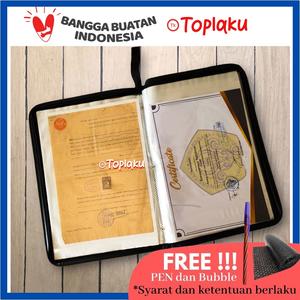 Jual Kulit Folder Air Document 40 Ijazah Keeper Sertifikat Anti Map ...