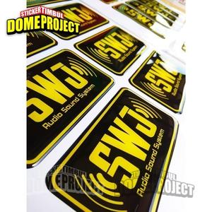 Promo Stiker Sticker Custom Timbul Resin - 1x1 - Kab. Bandung Barat ...