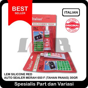 Jual Lem Silicone Red / Auto Sealer Merah 650 (tahan panas) 35gr ...