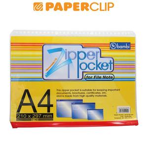Jual MAP ZIPPER POCKET FILE NOTE A4 BAMBI 5140 - Jakarta Selatan ...