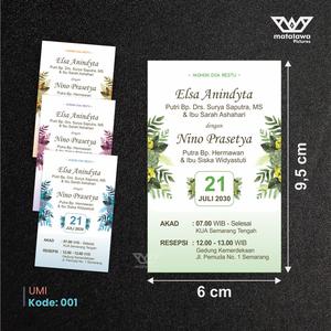 Jual Cetak Undangan Mini Pernikahan Vintage, Rustic, Elegan, Unik UMI ...