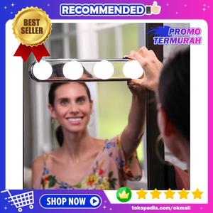 Jual Lampu Bohlam Cermin Rias Make Up Studio Portable Mirror Makeup ...