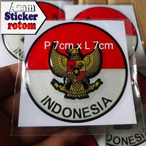 Jual stiker emblem GARUDA MERAH PUTIH 3d - Kab. Purwakarta ...