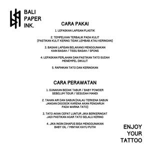 Jual Terpopuler Bali Paper Ink Full Dada Temporary Tattoo - Dragon ...