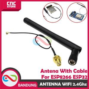 Jual ANTENNA WIFI 2.4G 2.4GHZ WITH SMA CABLE FOR ESP8266 ESP32 - Kota ...