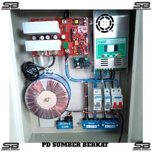 Jual box panel PLTS off grid 1300w cocok untuk rumah 1300VA MPPT 60A LF ...