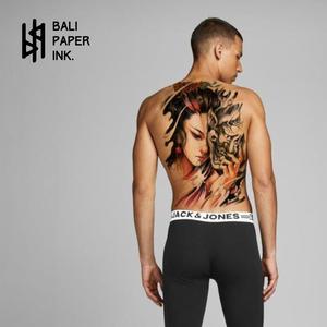 Jual New Bali Paper Ink Full Punggung Temporary Tattoo - Fullback ...