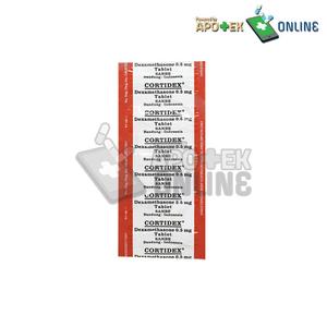 Jual CORTIDEX 0.5MG TAB 100`S ( 1 BLISTER ISI 10 TABLET ) - Kota ...