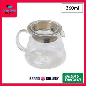 Jual ONE TWO CUPS Coffee Maker Pot V60 Drip Kettle Teko Kopi Barista 360ml - Jakarta Barat ...