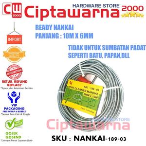 Jual NANKAI -189-03 PEMBERSIH PIPA WC MANUAL PIPE CLEANER 6MM X 10M - Kota Palembang - Cipta ...