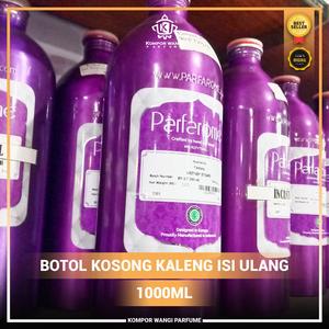 Jual Kaleng 1 Liter Silver Botol Alumunium Kosong Buat Bibit Parfum ...