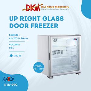 Jual MIni Upright Freezer Glass Door Gea RTD-99C / Freezer Kaca Kecil ...