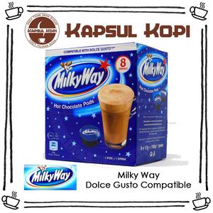 Jual Milky Way Hot Chocolate Kapsul Kopi Nescafe Dolce Gusto Compatible ...