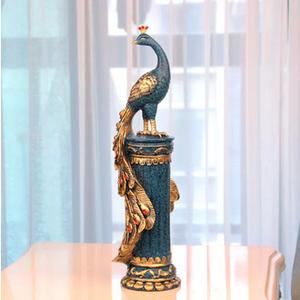Jual Ornamen Patung Burung Merak Kerajinan Kreatif Dekorasi Ruang Kerja ...