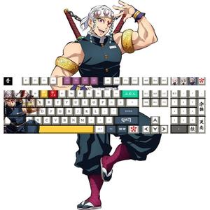 Jual Demon Slayer Kimetsu No Yaiba Keycaps Keyboard Decoration 108 Keys ...