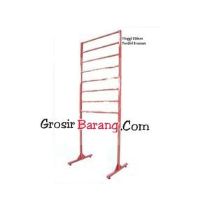 Jual Rak tempat gantungan bungkus kado display koran memajang kertas ...