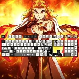 Jual Demon Slayer Rengoku Kyoujurou Keycaps - Rengoku, 108Keys cherry ...