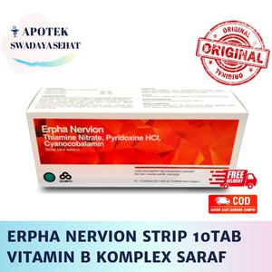 Jual ERPHANERVION Strip 10 Tablet - Vitamin B Kompleks Saraf Erpha ...