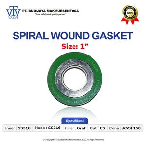 Jual SPIRAL WOUND GASKETS - 1 Inch - Jakarta Barat - bjmsonline | Tokopedia