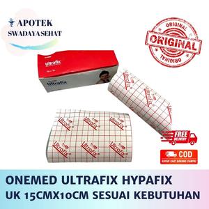 Jual ONEMED ULTRAFIX HYPAFIX Plester Pembalut Luka Ukuran 15CM X 10 CM ...