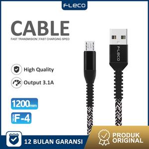 Jual Kabel data Type C fast charging 3.1A Micro USB Micro F-4 FLECO ...