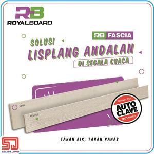 Jual Royalboard Fascia Teak S Papan Lisplang GRC Polos Panjang 4 meter ...