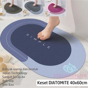 Jual Keset Diatomite Bundar Anti Slip Serap Air Floor Mat Batu Diatom ...