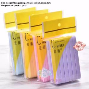 Jual Spon cuci muka 1 pack Lusinan 12pcs Stick facial sponge Spons ...
